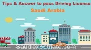 Tips & Answers on passing the Saudi Driving License Tests in KSA ...