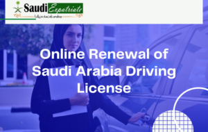 Online Driving License Renewal through Absher – Saudi Expatriate